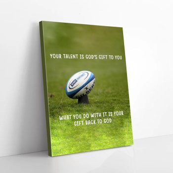 Rugby Canvas Poster Prints Wall Art Decor – Cadadesigns