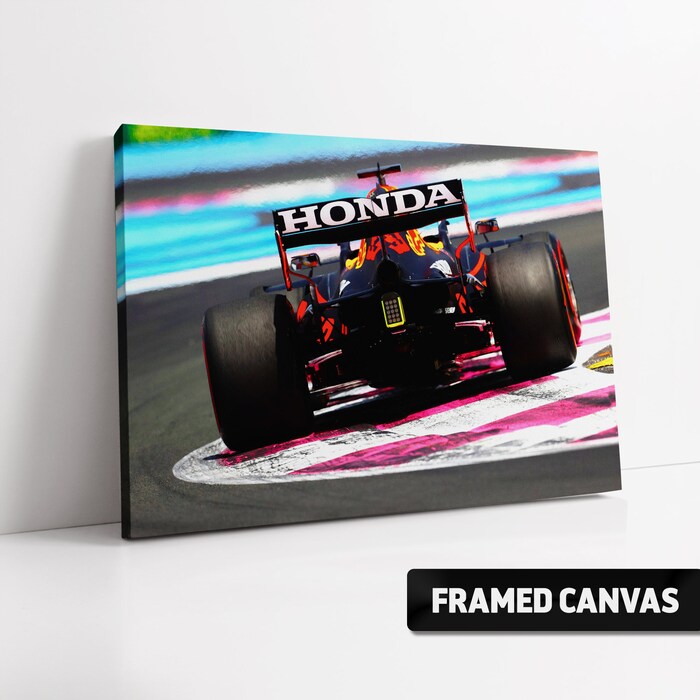 Red Bull Max Verstappen Canvas Print French Gp 2021 Poster Print F1 ...