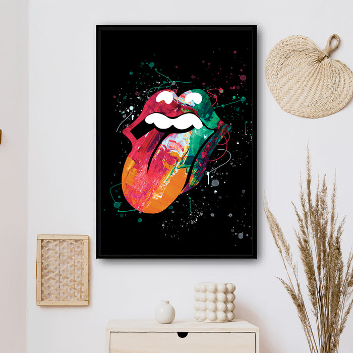 Canvas Poster Print Wall Art Decor Lips – Cadadesigns